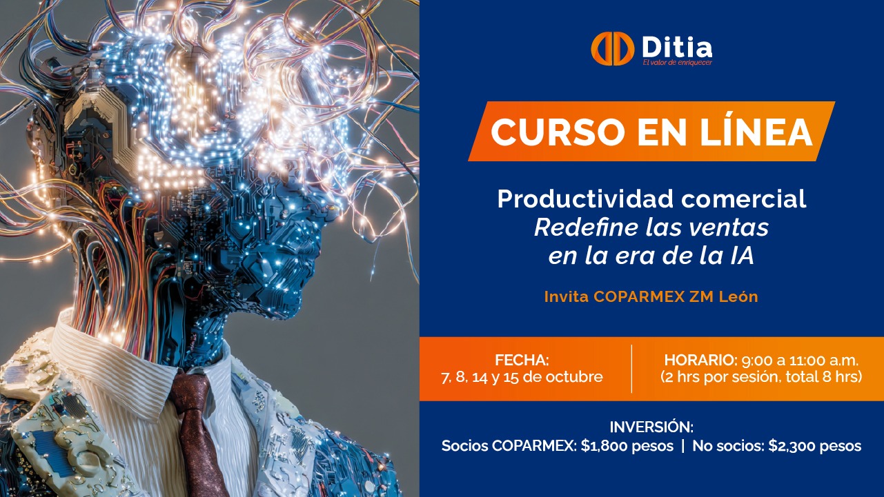 Productividad comercial: redefine las ventas en la era de la IA - DITIA